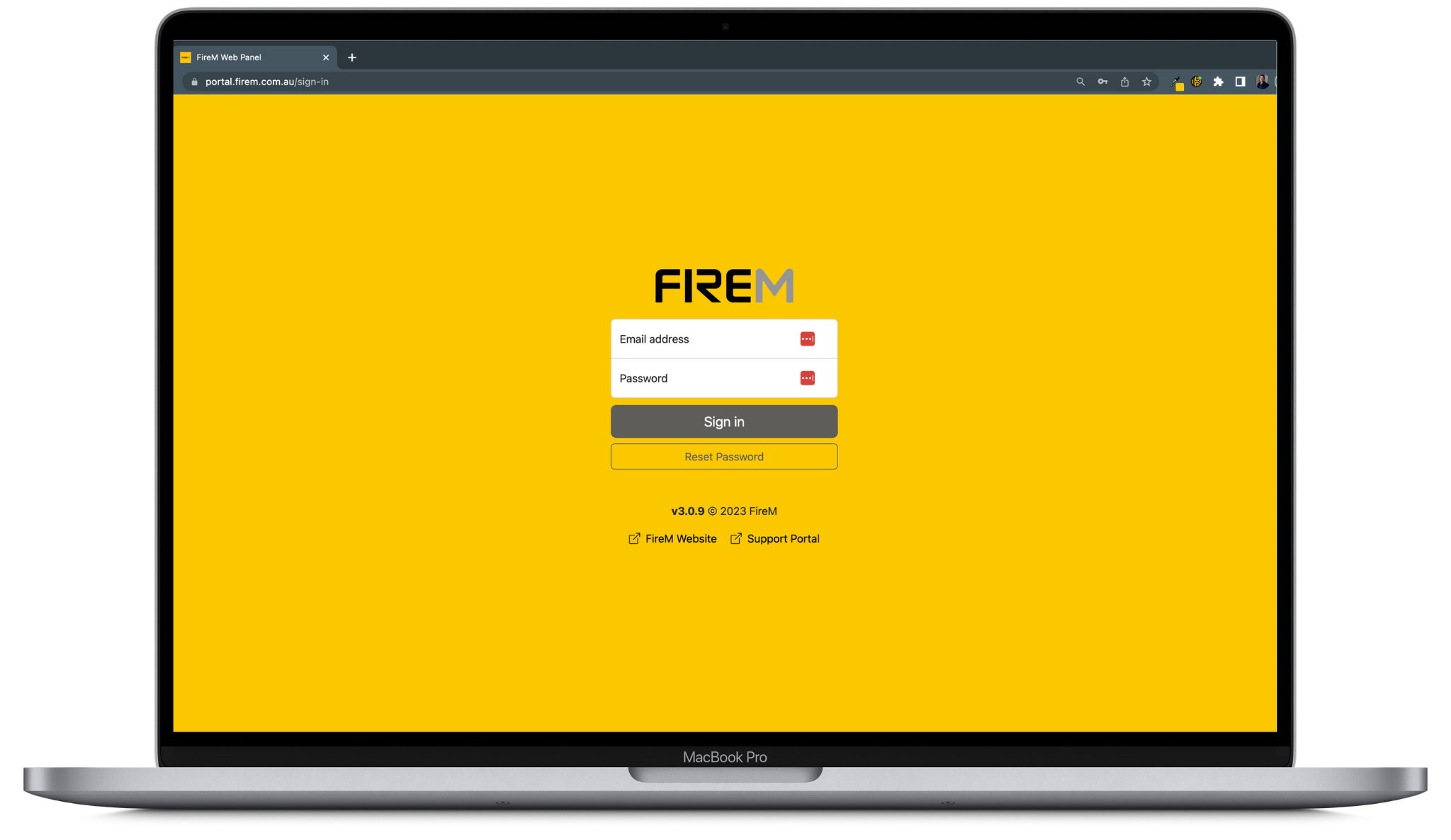 Web Portal – FireM – Advanced Fire Monitoring System