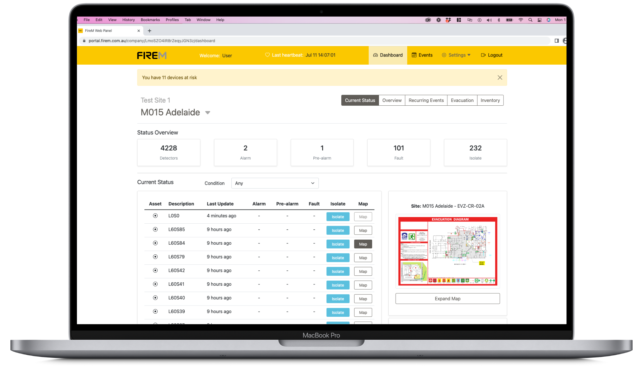 FireM - Advanced Fire Monitoring System